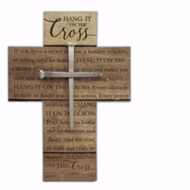 CA Gift Hang it on the Cross Wall Cross - Walmart.com