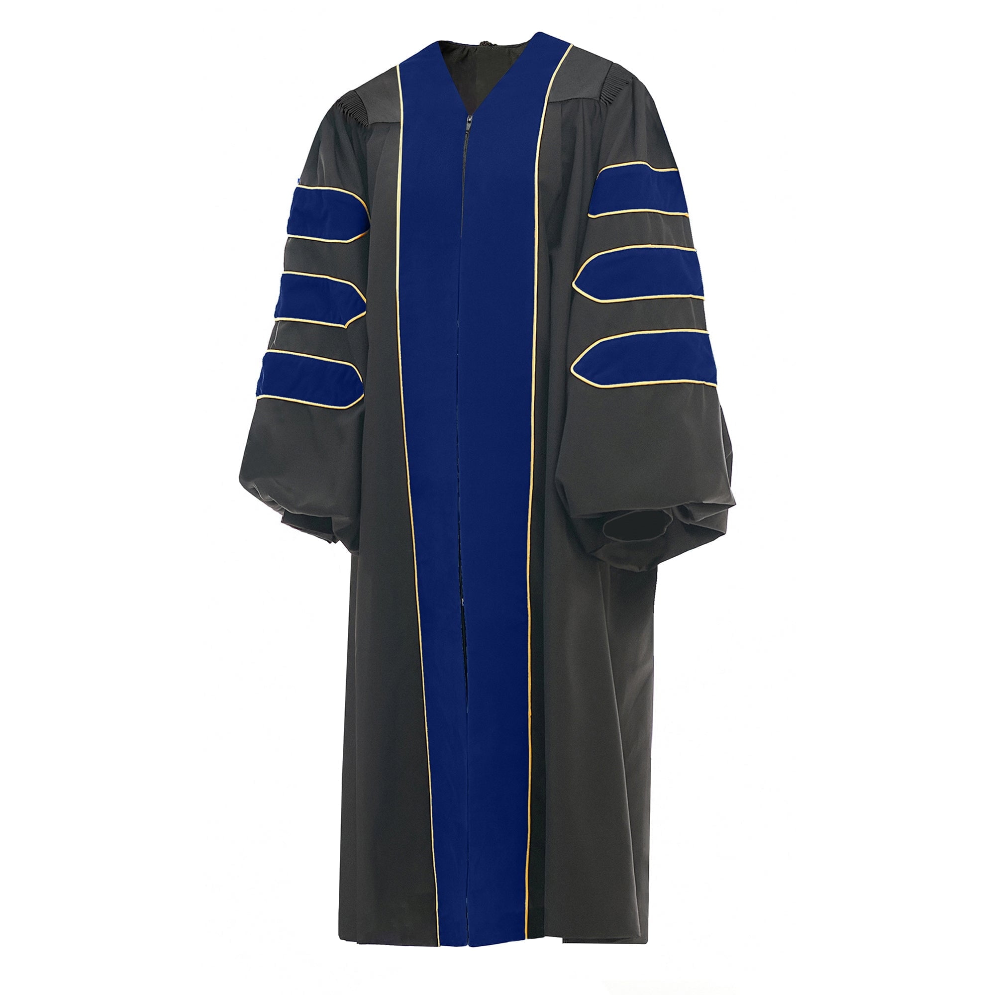Misscom Deluxe Doctoral Graduation Gown / PhD Gown / Doctoral Regalia ...