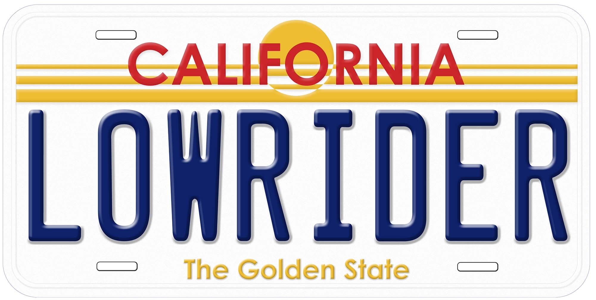 CA Lowrider Special Novelty Car Auto License Plate - Walmart.com