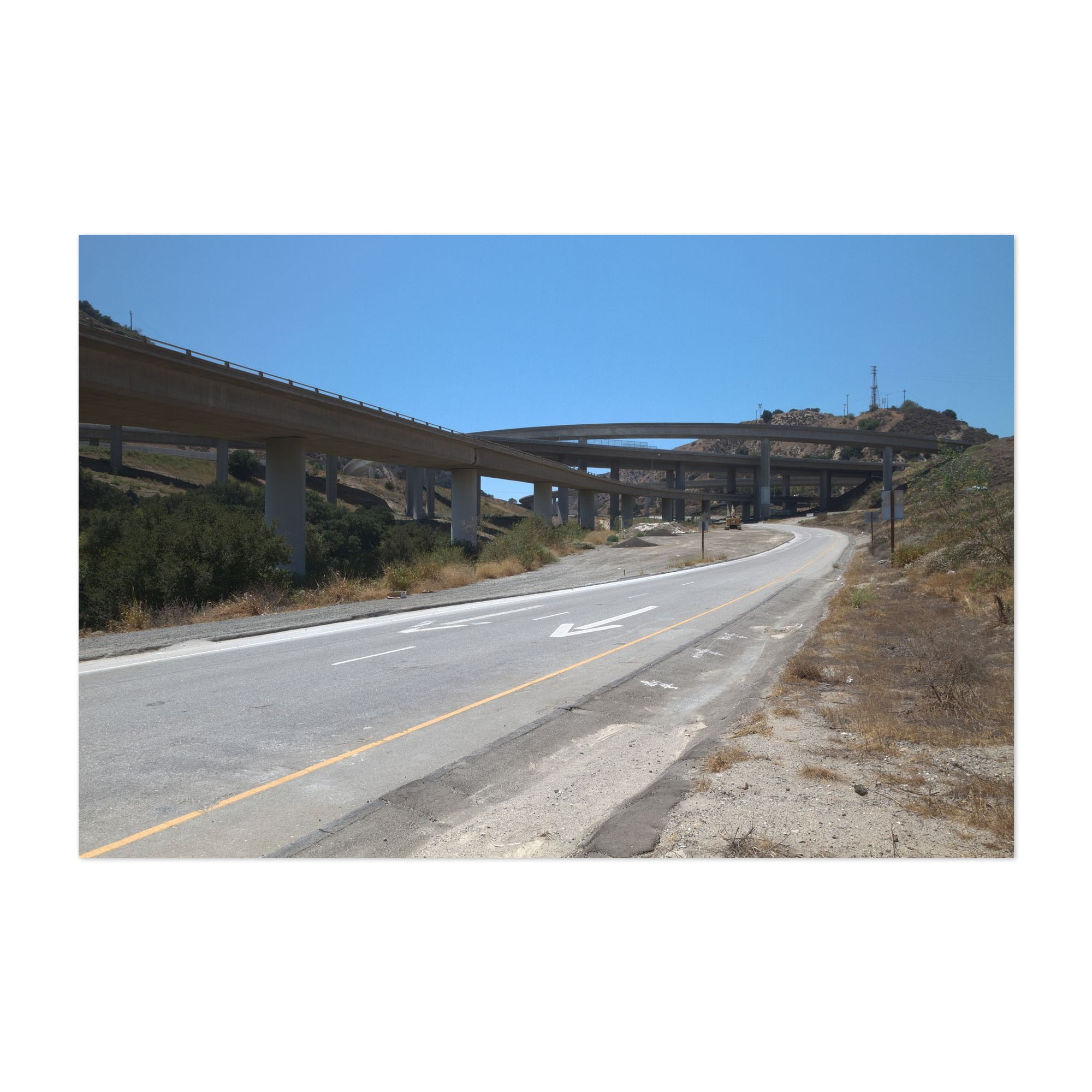 CA Overpass - California Photography Bridge Architecture Travel Poster ...