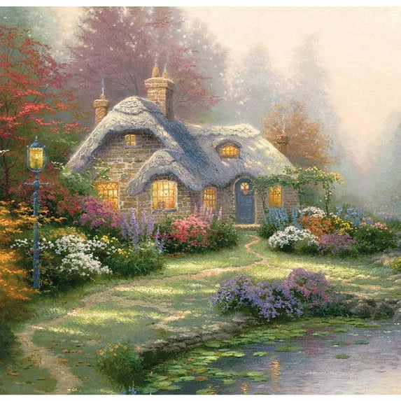 CA PBN (Medium) - Everett's Cottage (Kinkade) - Walmart.com