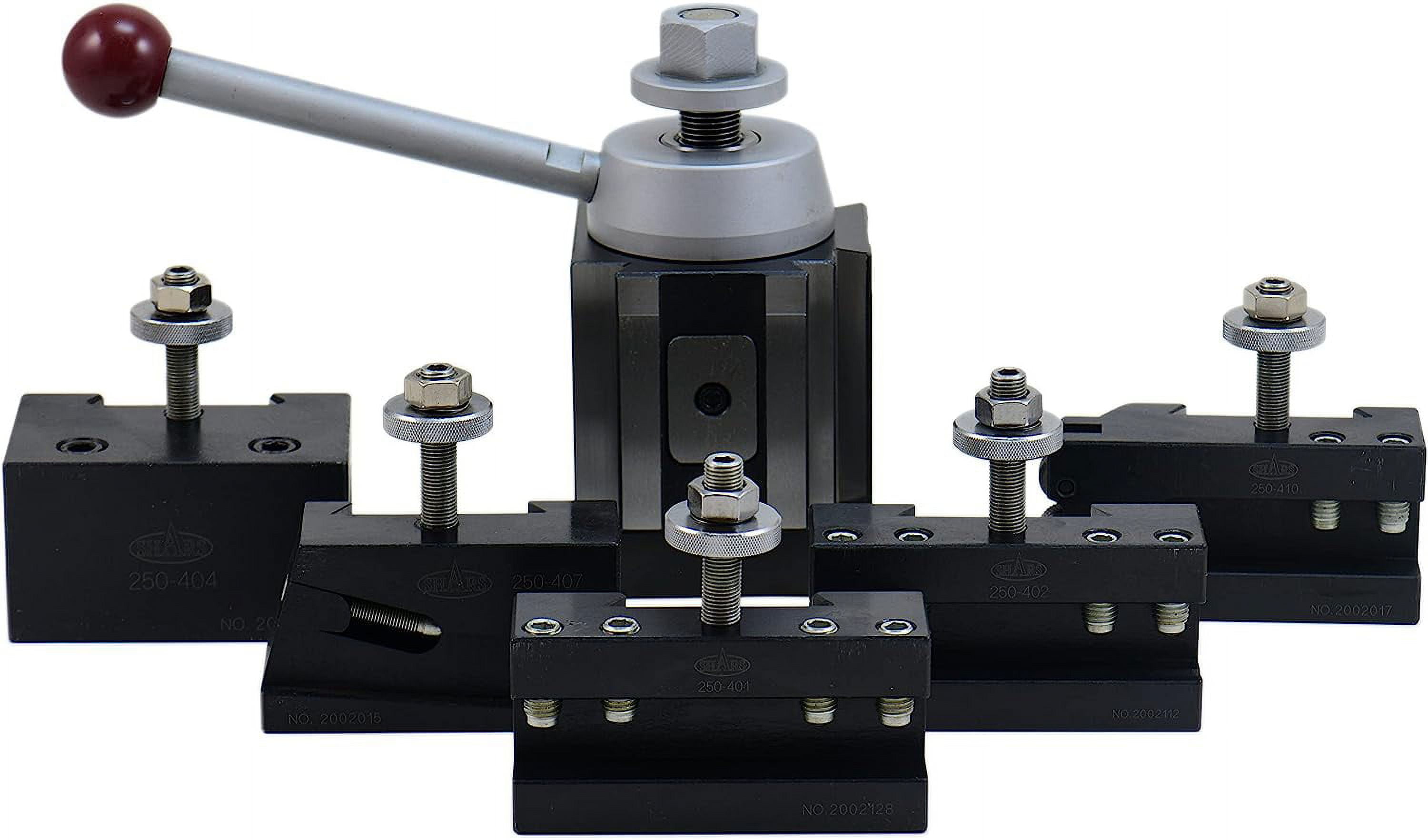 CA Piston Type Quick Change Tool Post Set, 6 PCS CNC Lathe fpr 14" - 20 ...