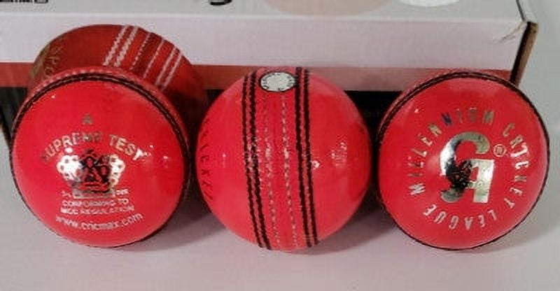 CA Supreme Test Cricket Ball - Pink - Senior Size (Pack of 1) - Walmart.com