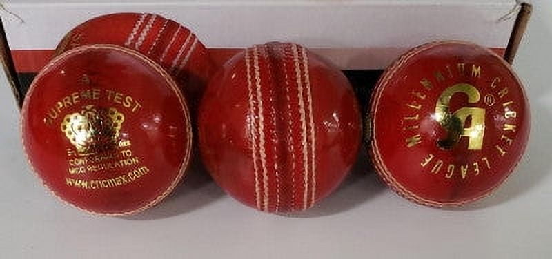 CA Supreme Test Cricket Ball Red - Senior Size (Pack of 1) - Walmart.com