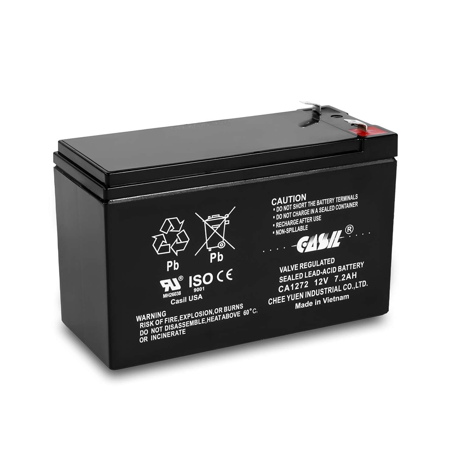 CA1272 12V 7.2AH Replacement UPS Battery for APC Back-UPS 550 BE550G ...