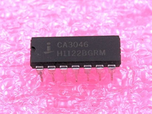 CA3046, NPN General Purpose 5-Array Vceo = 24v, Ic= 0.5uA, Hfe=>110 ...