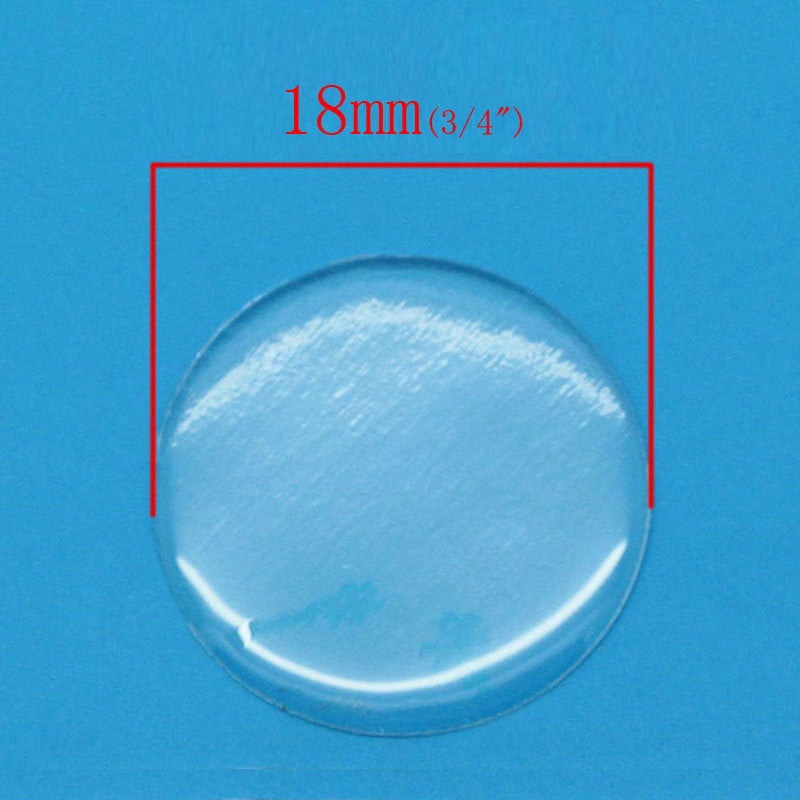 CA477 - 94 Circle Clear Round Epoxy Resin Stickers - 18mm - Walmart.com