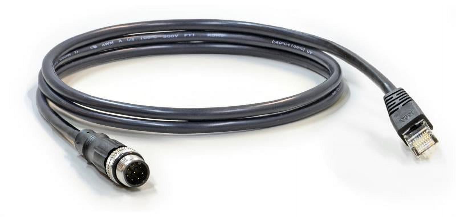 CAB-M12AM8-RJ45 - Industrial IP67 M12 8 pin threaded Amphenol connector ...