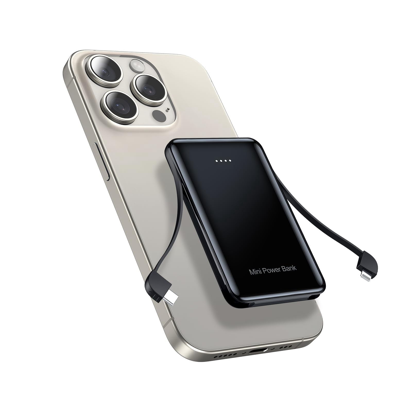 CABALAY Mini Card-Sized Power Bank, 6000mAh Ultra Slim in Cables ...