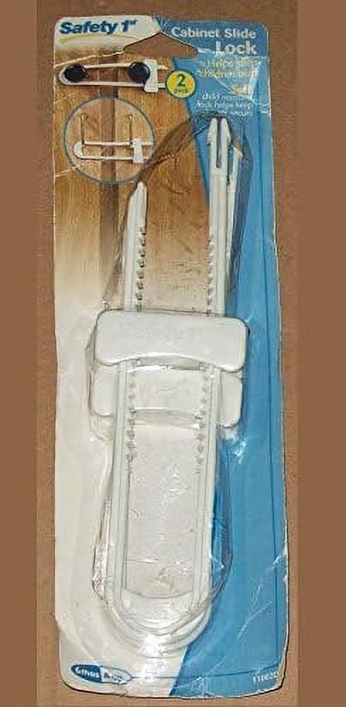 CABINET SLIDE LOCK WHT2P - Walmart.com