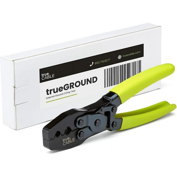 CABLE External Ground Crimping Tool for Shielded RJ45 Connectors, Dual ...