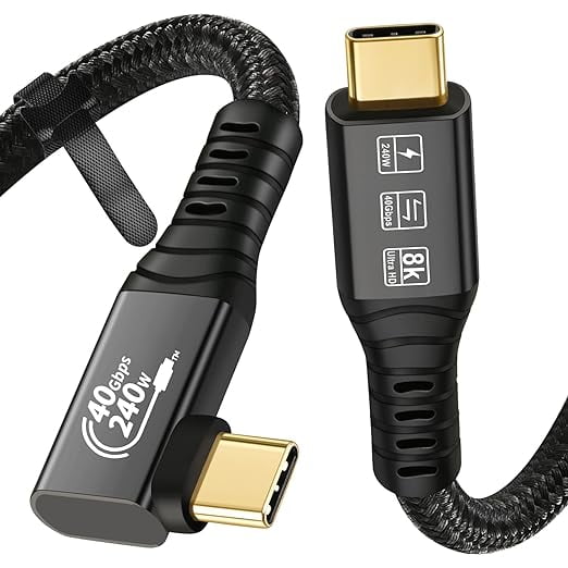 CABLEDECONN USB4 8K Cable 1.2M Thunderbolt 4 Compatible USB 4 Type-c ...