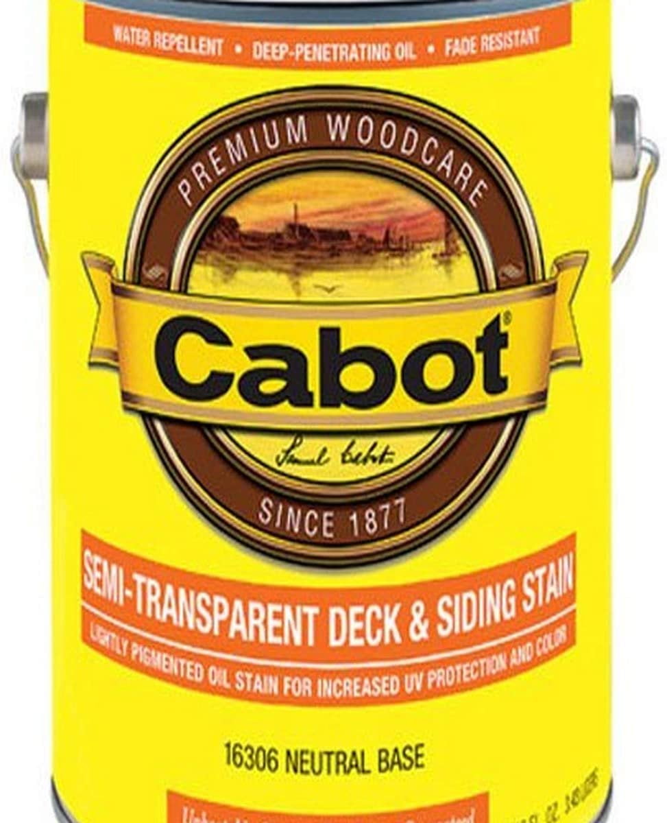 CABOT SAMUEL 16306-07 INC GAL NTRL Deck Stain, Plain - Walmart.com