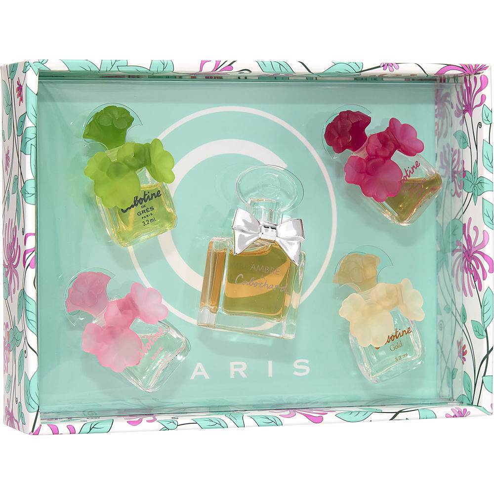 CABOTINE VARIETY by Parfums Gres - 5 PIECE MINI VARIETY WITH CABOTINE ...