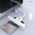 CAC Card Reader 2 in 1 USB/Type C Dual Connector,DOD Military USB ...