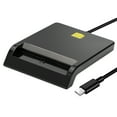 CAC Card Reader, EEEkit USB C DOD Military Smart Card Reader Fits for ...