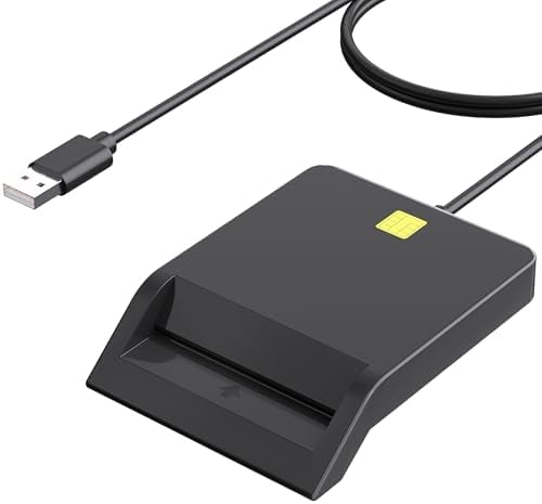 CAC Card Reader Military, USB Smart Card Reader, DOD Military USB ...