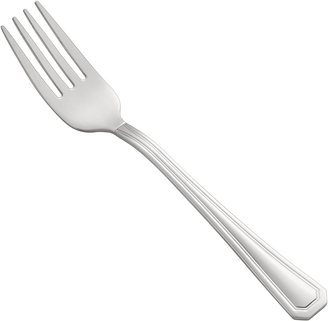 CAC Stainless Lux 8006-06 18/8 Stainless Steel Extra Heavyweight Dinner ...