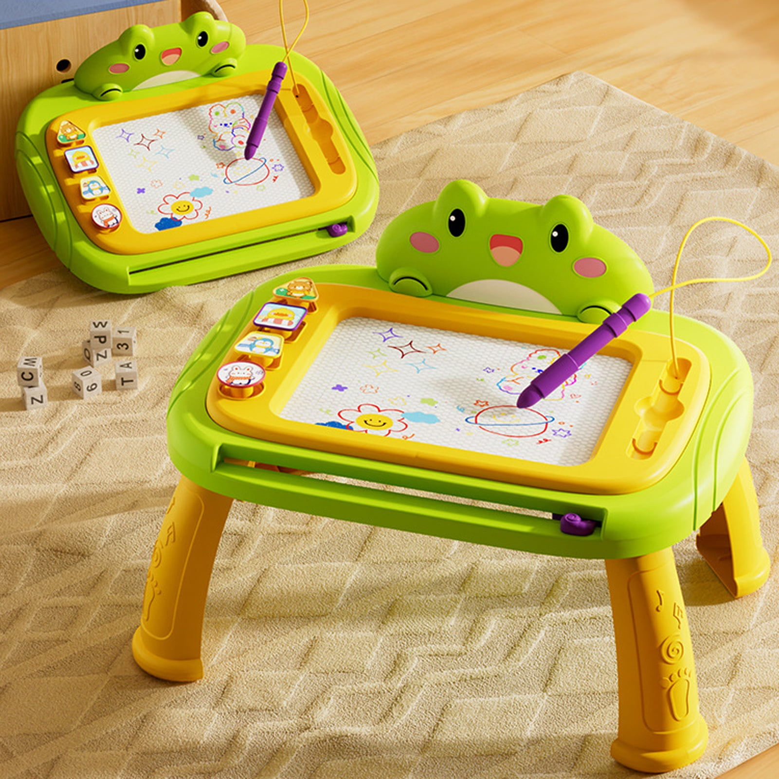 CACAGOO Drawing Board, Toddler Girl Toys For 1-2 Year Old, Doodle Board ...