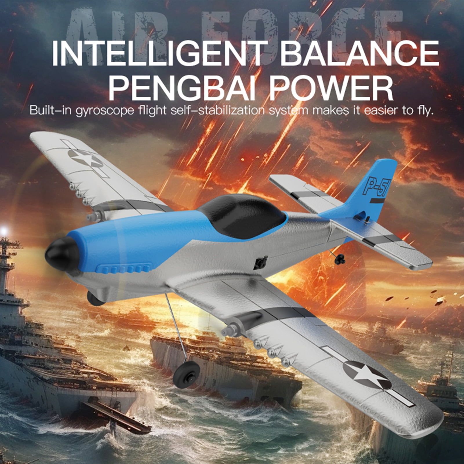 CACAGOO RC Airplane, 2-channel RC Airplane, 2.4Ghz Remote Control ...