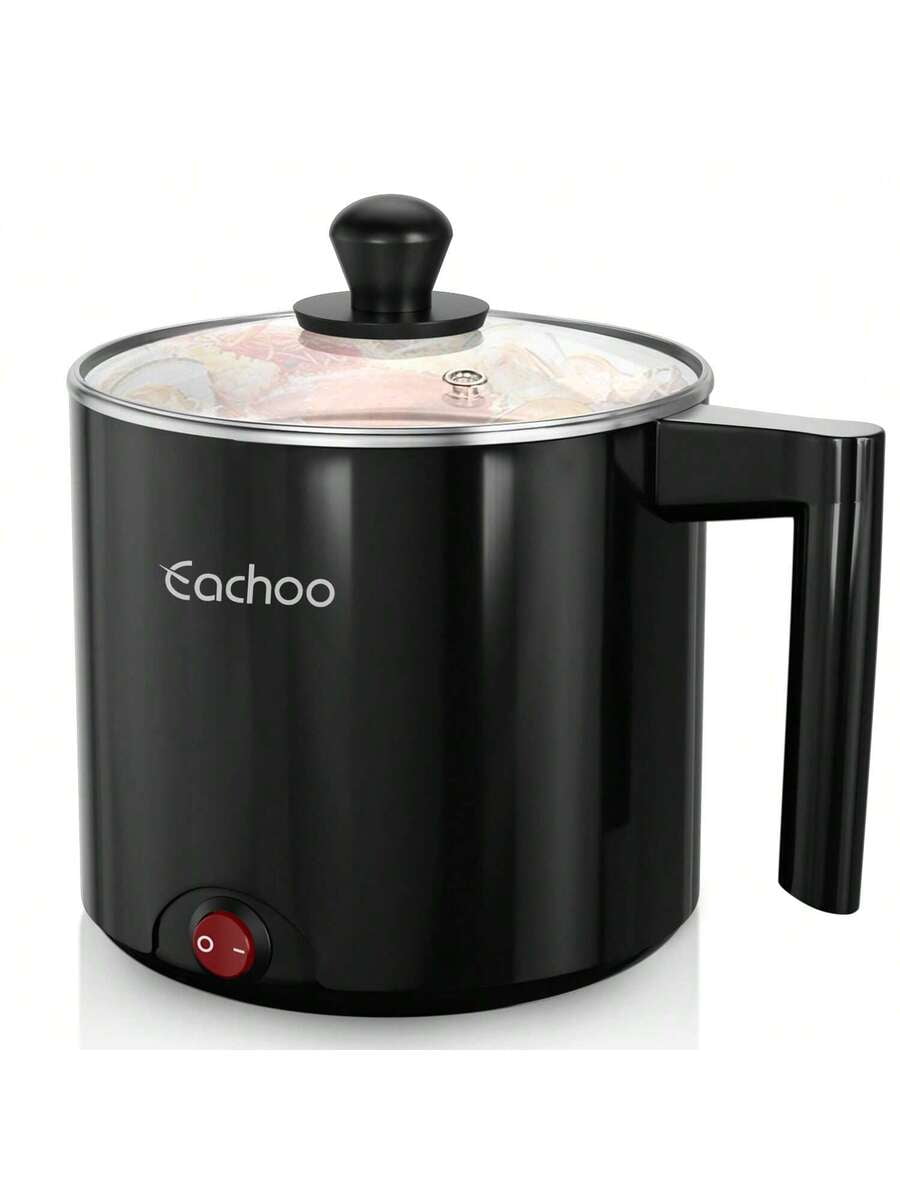 CACHOO Hot Pot Electric, 1.5L Electric Pot Ramen Cooker ...