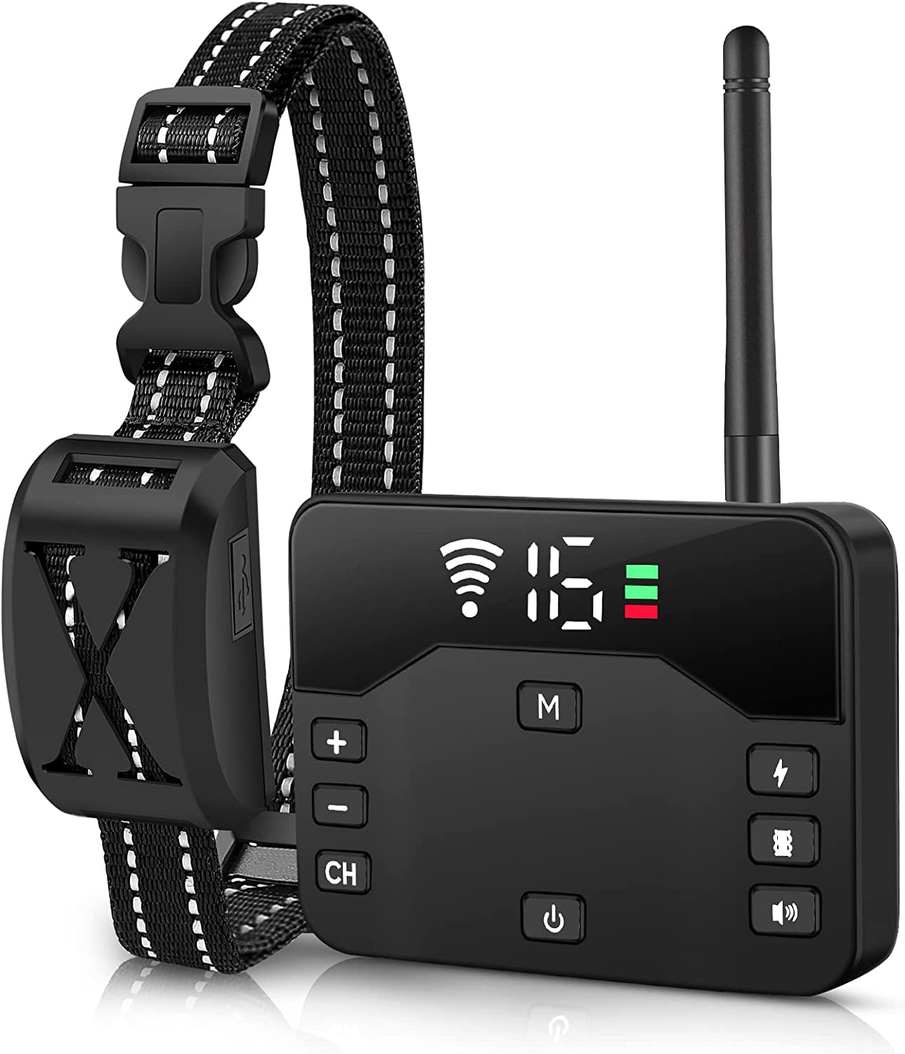 CACHOR 2023 Wireless Dog Fence & Training Collar, Adjustable Vibration ...