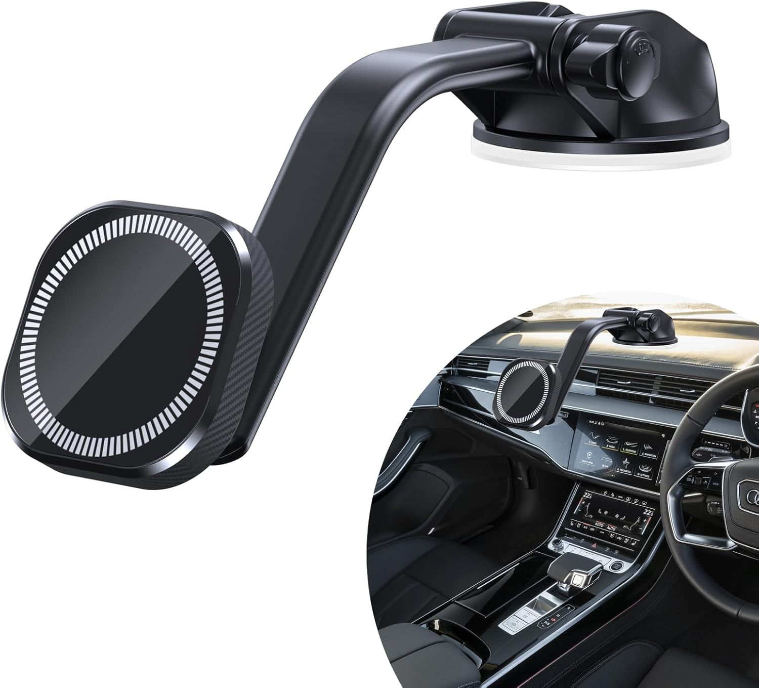 CACOCO-1 Pc Car Dashboard Mobile Phone Holder, Adsorption-Type One-Hand ...