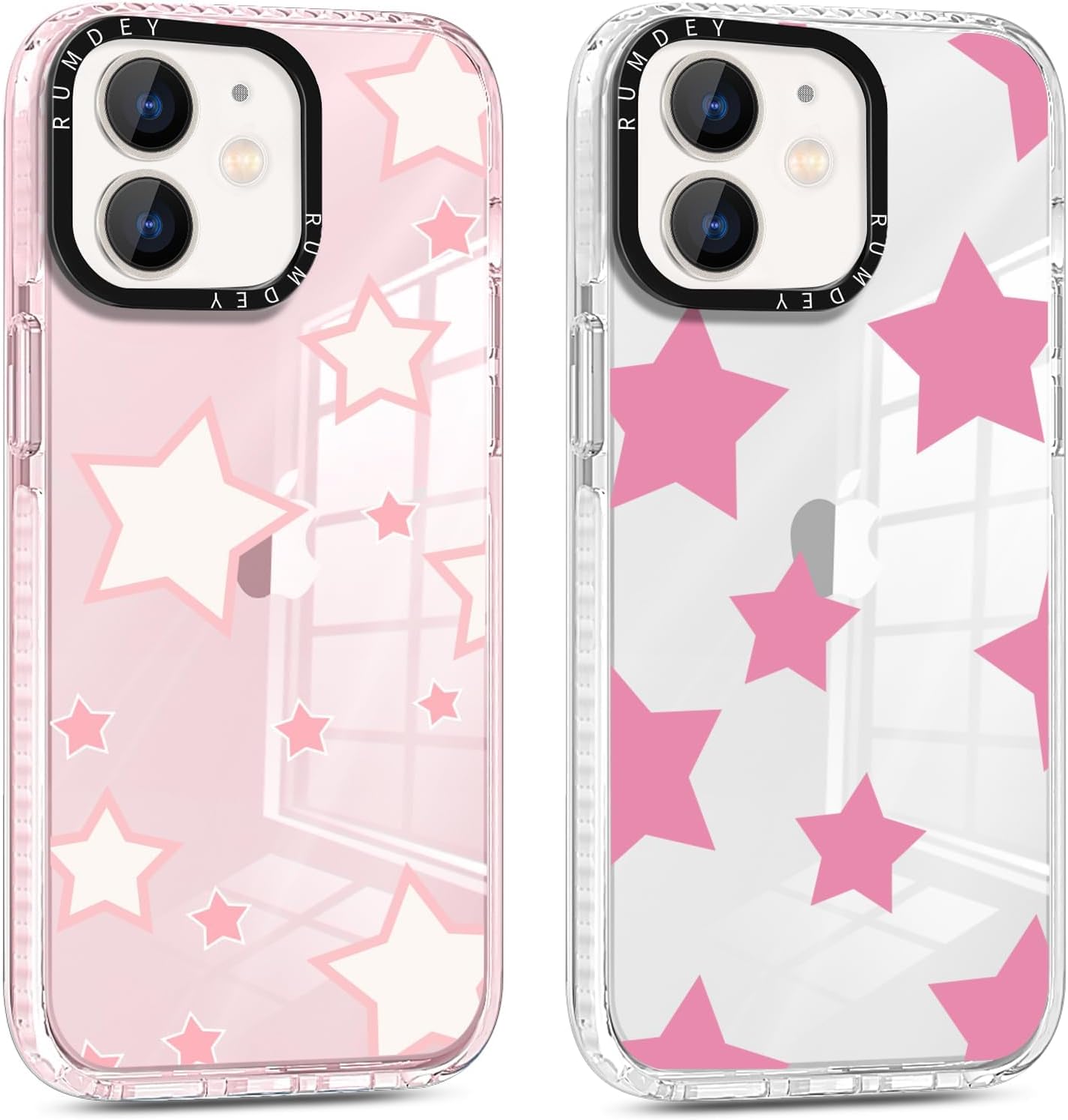 CACOCO-2 Pack Cute Star Girls Woman Phone Case Aesthetic For Apple ...