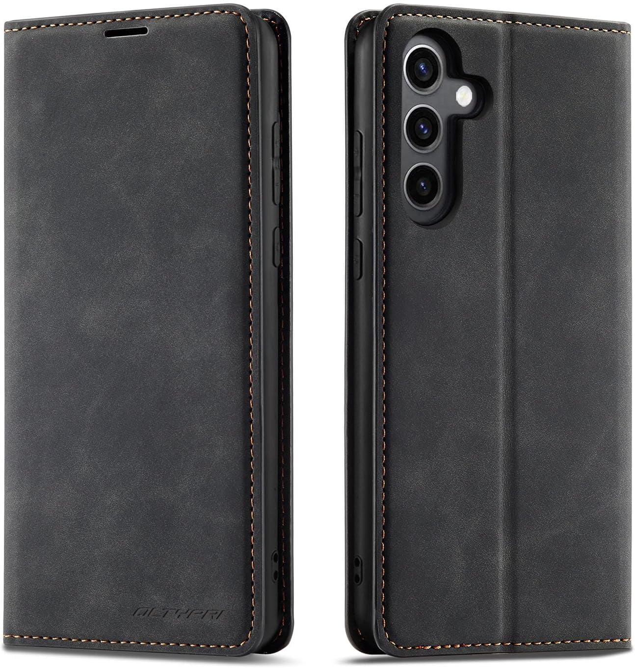 CACOCO-Case For Samsung Galaxy A15 4G/5G, Premium Pu Leather Cover Tpu Bumper With Card Holder ...