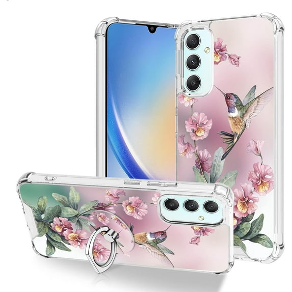 CACOCO-Clear Case Compatible With Samsung Galaxy A34 5G, Pink ...