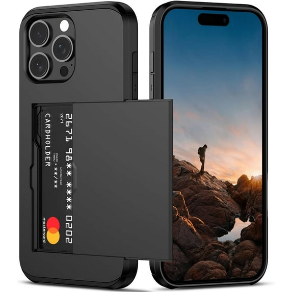 CACOCO-Compatible With Iphone 16 Pro Max Case With Card Holder Dual ...