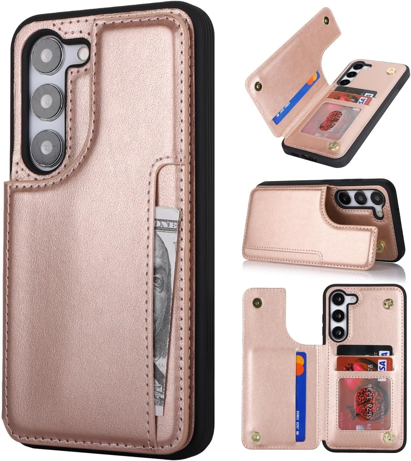 CACOCO-Compatible With Samsung Galaxy S23 Plus Case With Card Holder ...