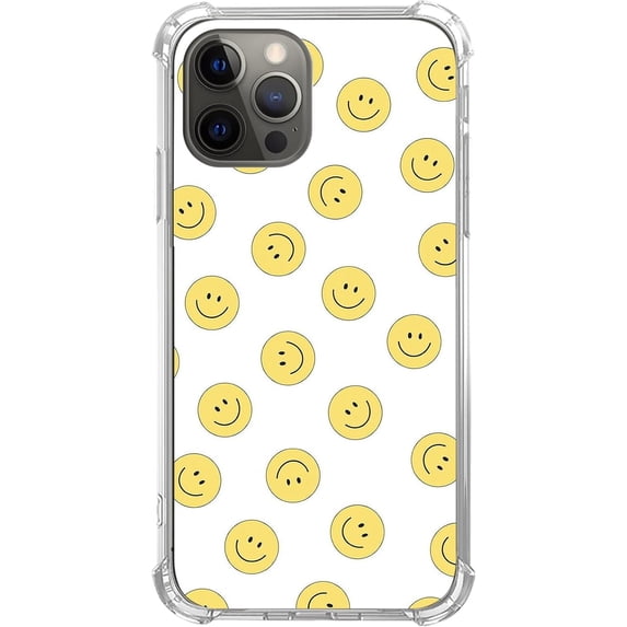 CACOCO-Cute Smile Face Pattern Phone Case Compatible With Iphone 16 Pro ...