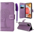 CACOCO-Flip Case For Galaxy A42 5G, With Styluses, Leather Card Slots Folio Wallet Case ...
