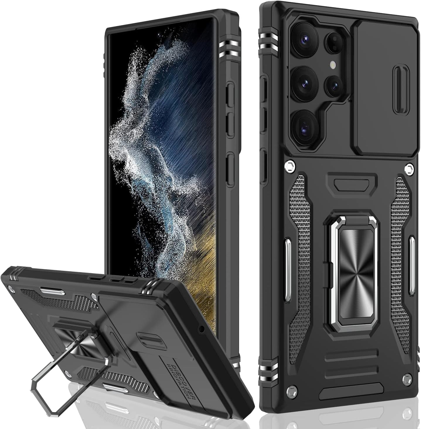 CACOCO-For Galaxy S23 Ultra Case With Camera Cover,Pass 16Ft Drop Test ...