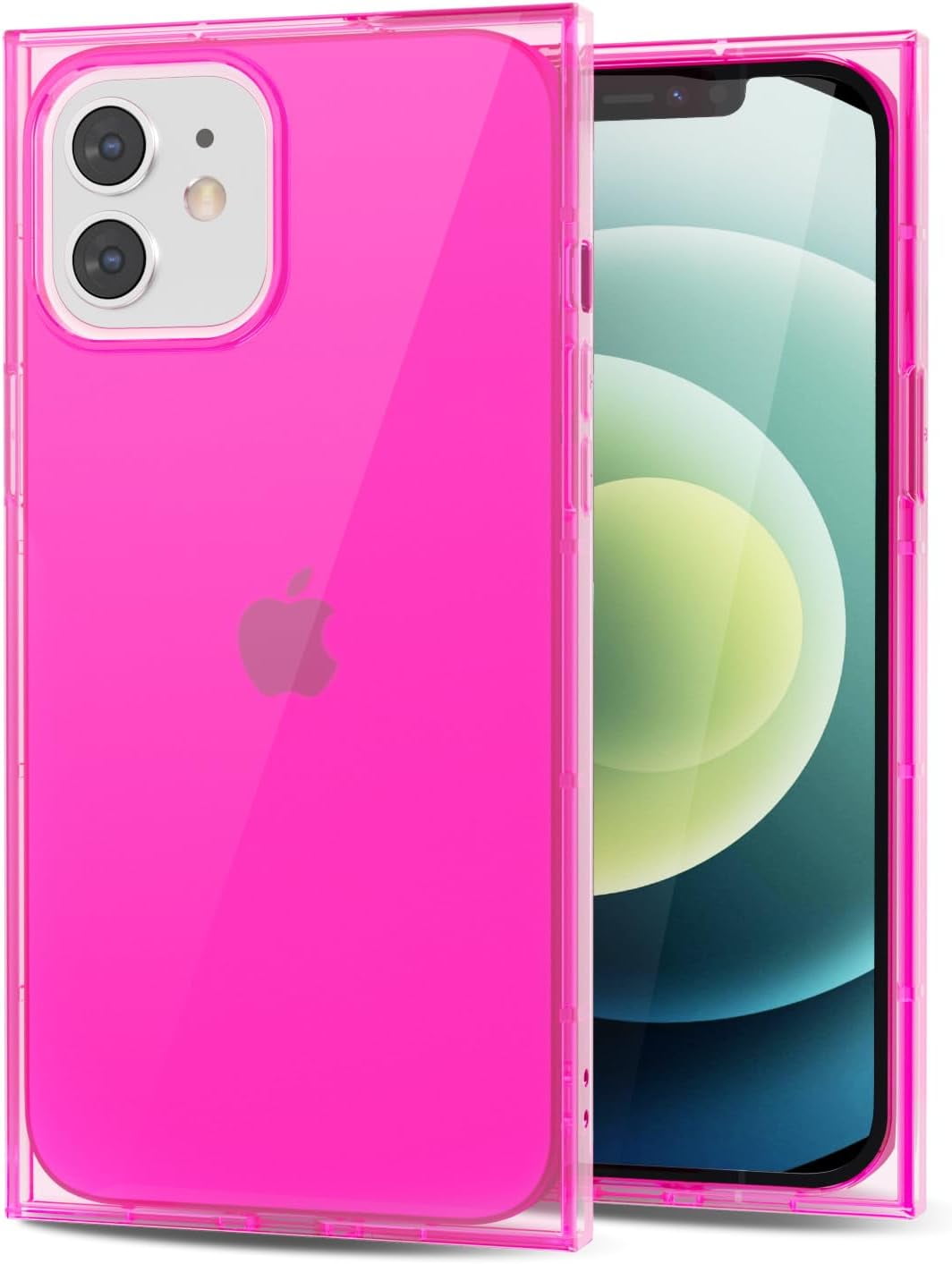 CACOCO-For Iphone 12 Mini Clear Case Rectangle Edge, Transparent ...