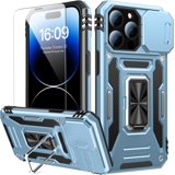 CACOCO-For Iphone 12 Pro Max Case With Sliding Camera Cover + Screen ...