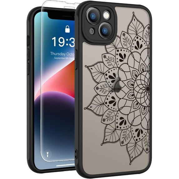 CACOCO-For Iphone 13 Case With Enhanced Camera Lens Cover And Screen ...