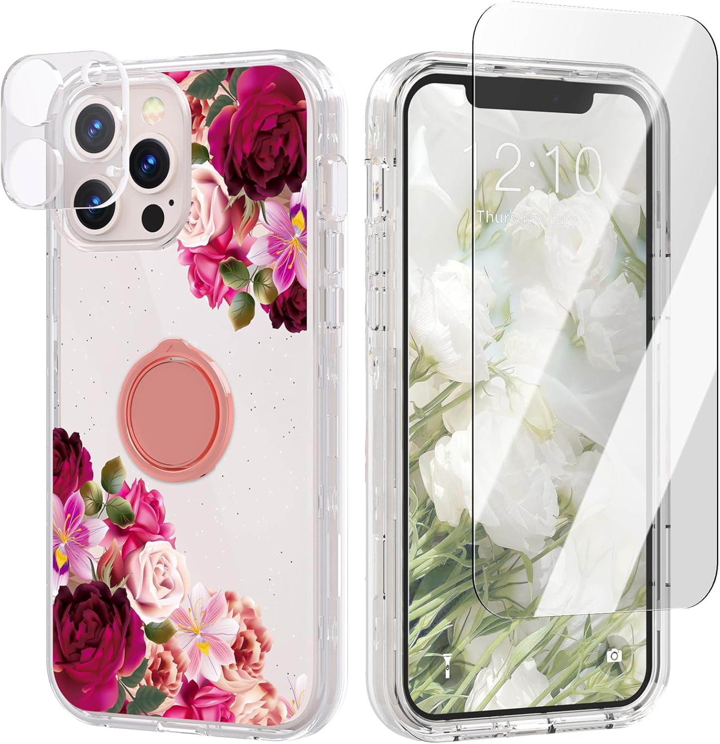 CACOCO-For Iphone 13 Pro Max Case,With Screen Protector & Camera Lens ...