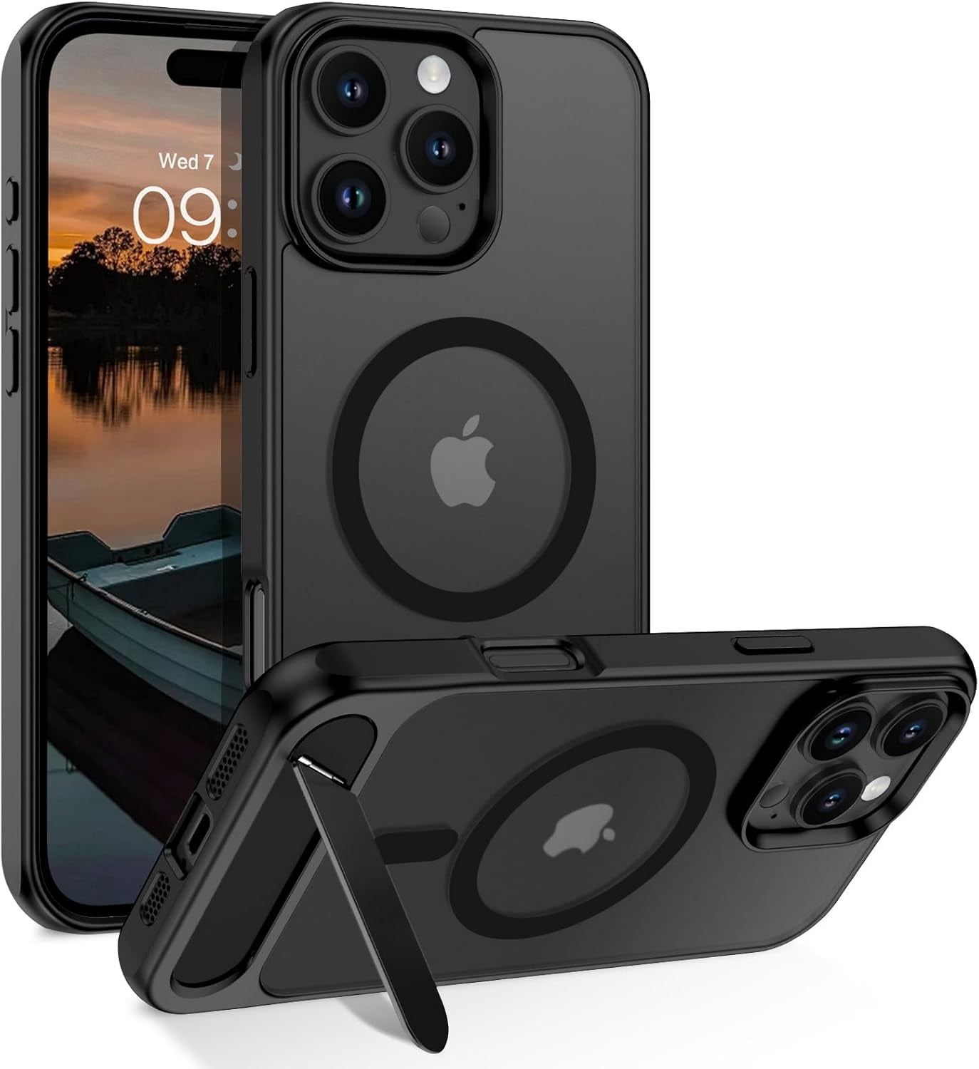 CACOCO-For Iphone 16 Pro Max Case With Stand, Iphone 16 Pro Max Magnetic Case With Foldable ...