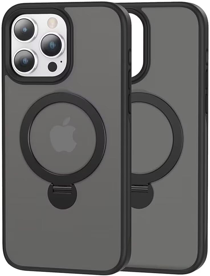 CACOCO-For Iphone 16 Pro Max Case With Sturdy 360° Rotatable Ring Stand Compatible With Magsafe ...