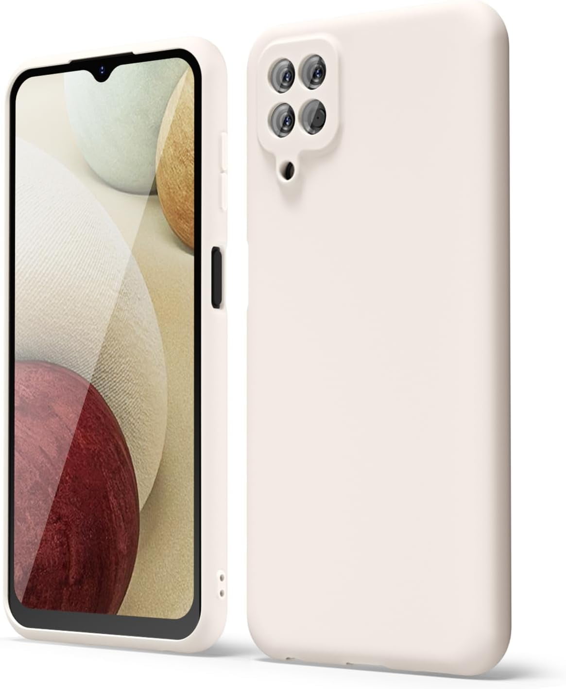 CACOCO-For Samsung Galaxy A12 Phone Case Liquid Silicone Grip, Cute ...