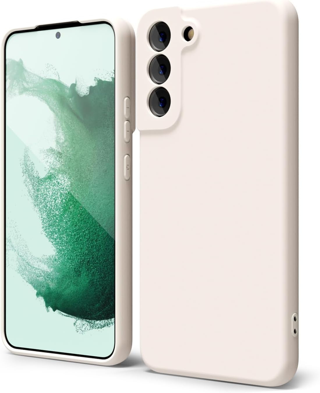 CACOCO-For Samsung Galaxy S22 Plus Phone Case Liquid Silicone, Cute Thin Slim Soft Rubber Tpu ...