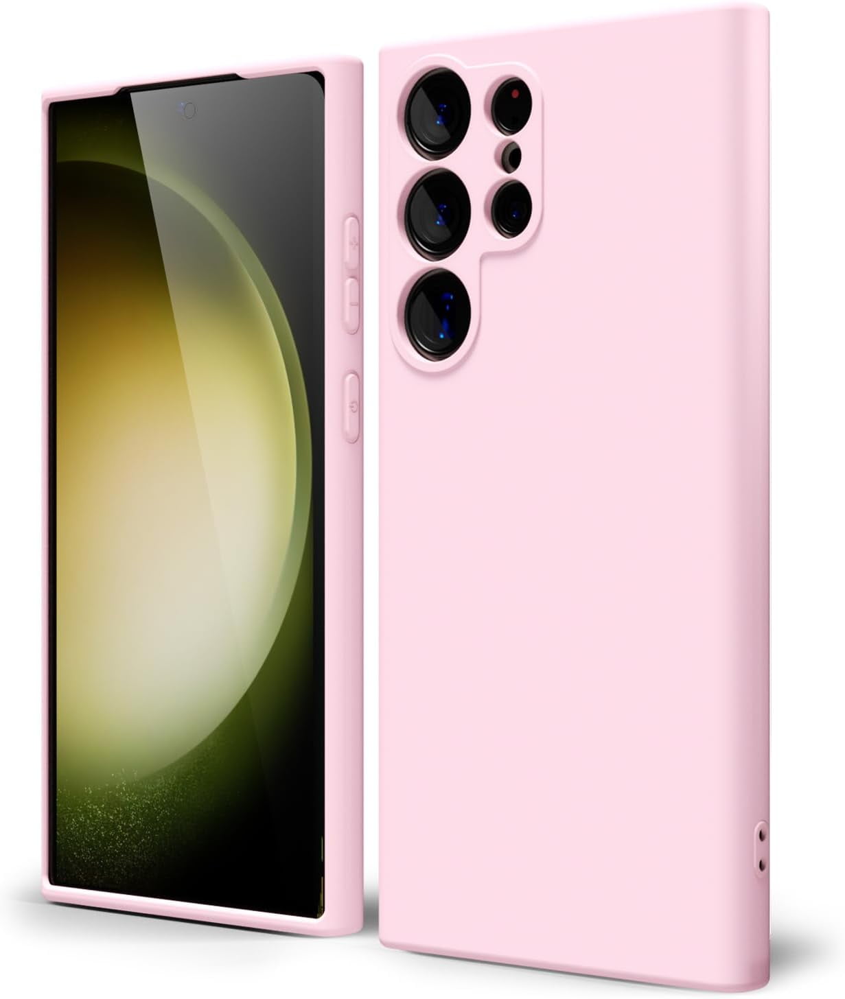 CACOCO-For Samsung Galaxy S23 Ultra Phone Case Liquid Silicone,Cute Thin Slim Soft Rubber Tpu ...