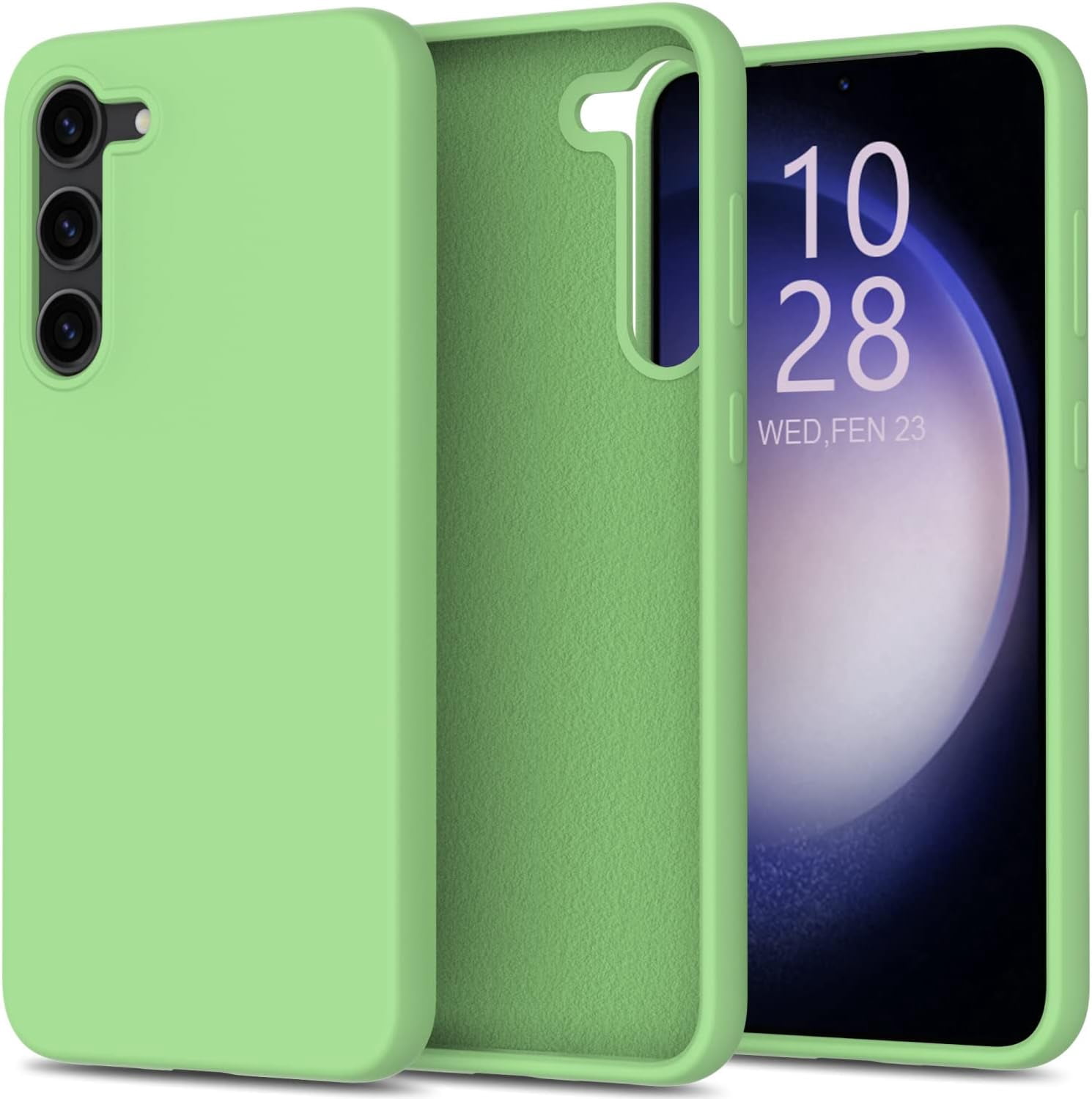 CACOCO-For Samsung Galaxy S24 Plus Case - Smooth Silky Liquid Silicone ...