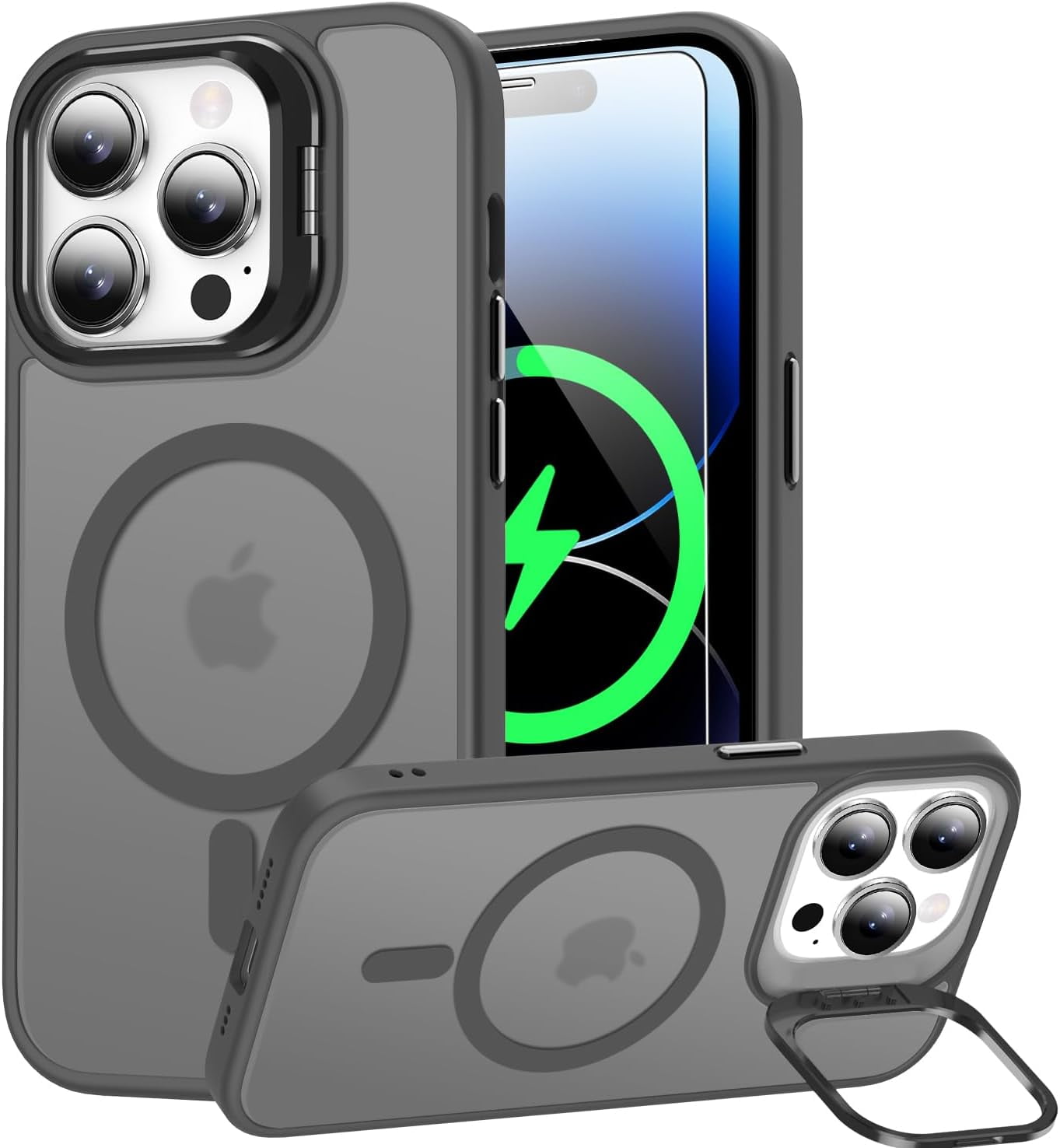 CACOCO-Magnetic For Iphone 15 Pro Case With Screen Protector, Built-In ...