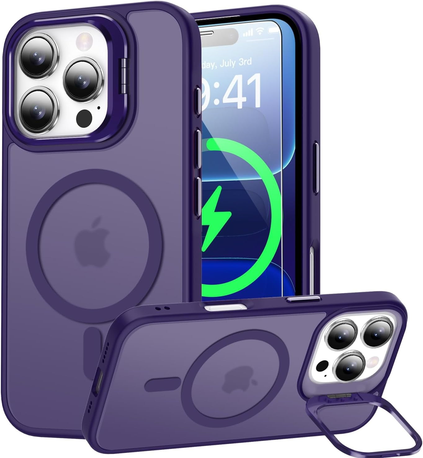 CACOCO-Magnetic For Iphone 16 Pro Max Case With Screen Protector, Built ...