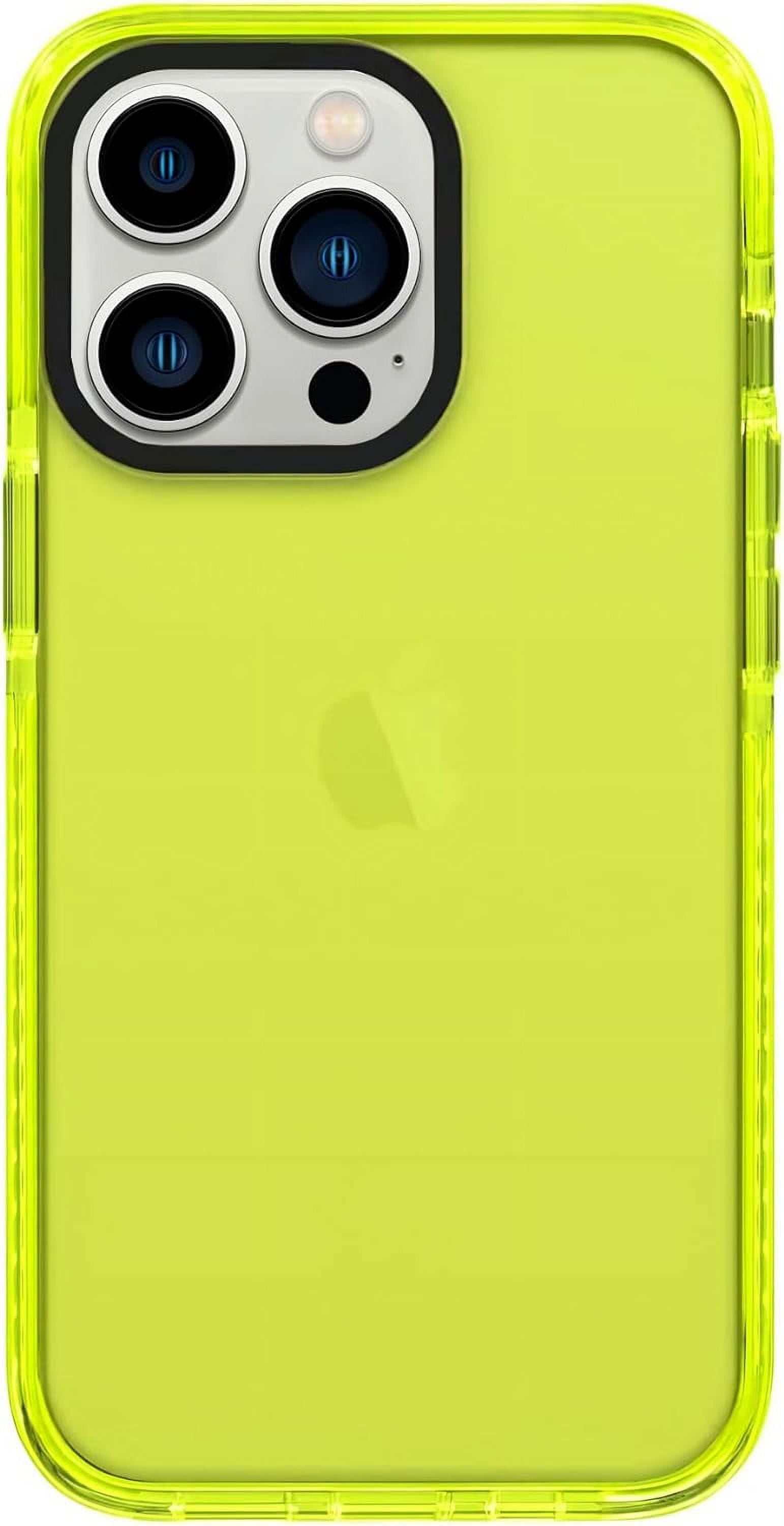 CACOCO-Neon Clear Case For Iphone 15 Pro, Cute Retro Vibrant Design ...