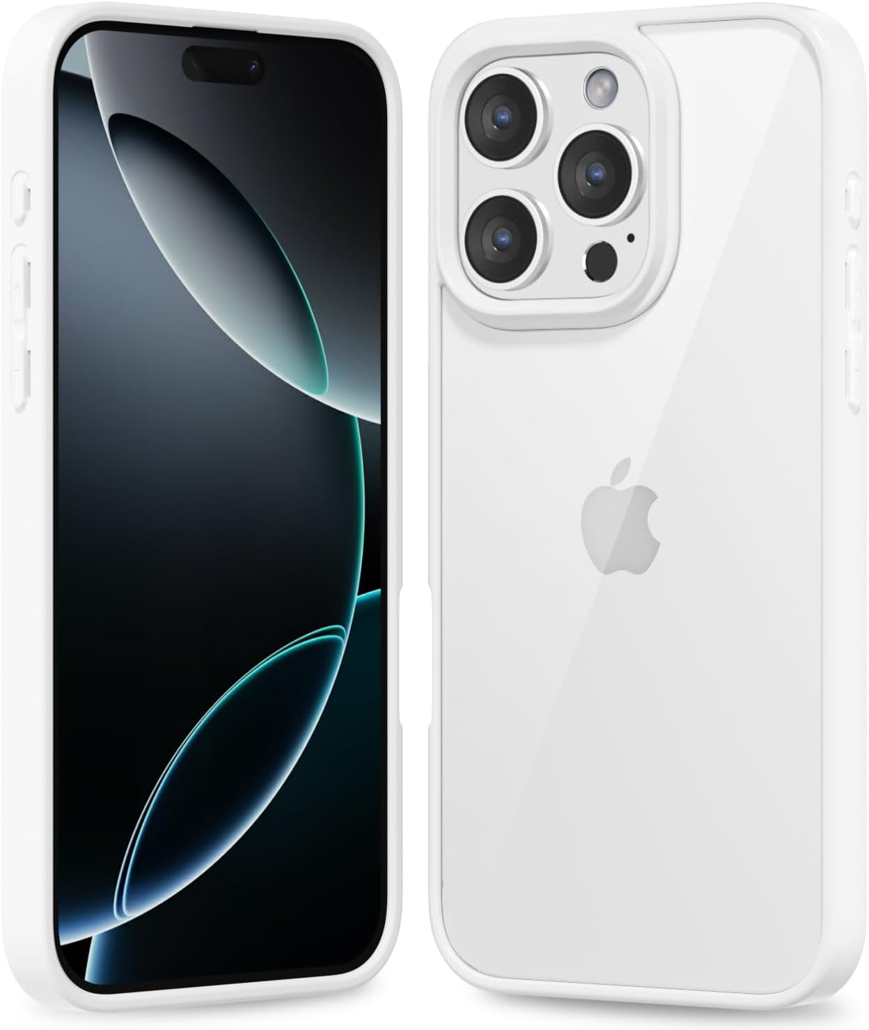 CACOCO-Thin Slim Clear Case For Iphone 16 Pro, Transparent Hybrid Hard ...