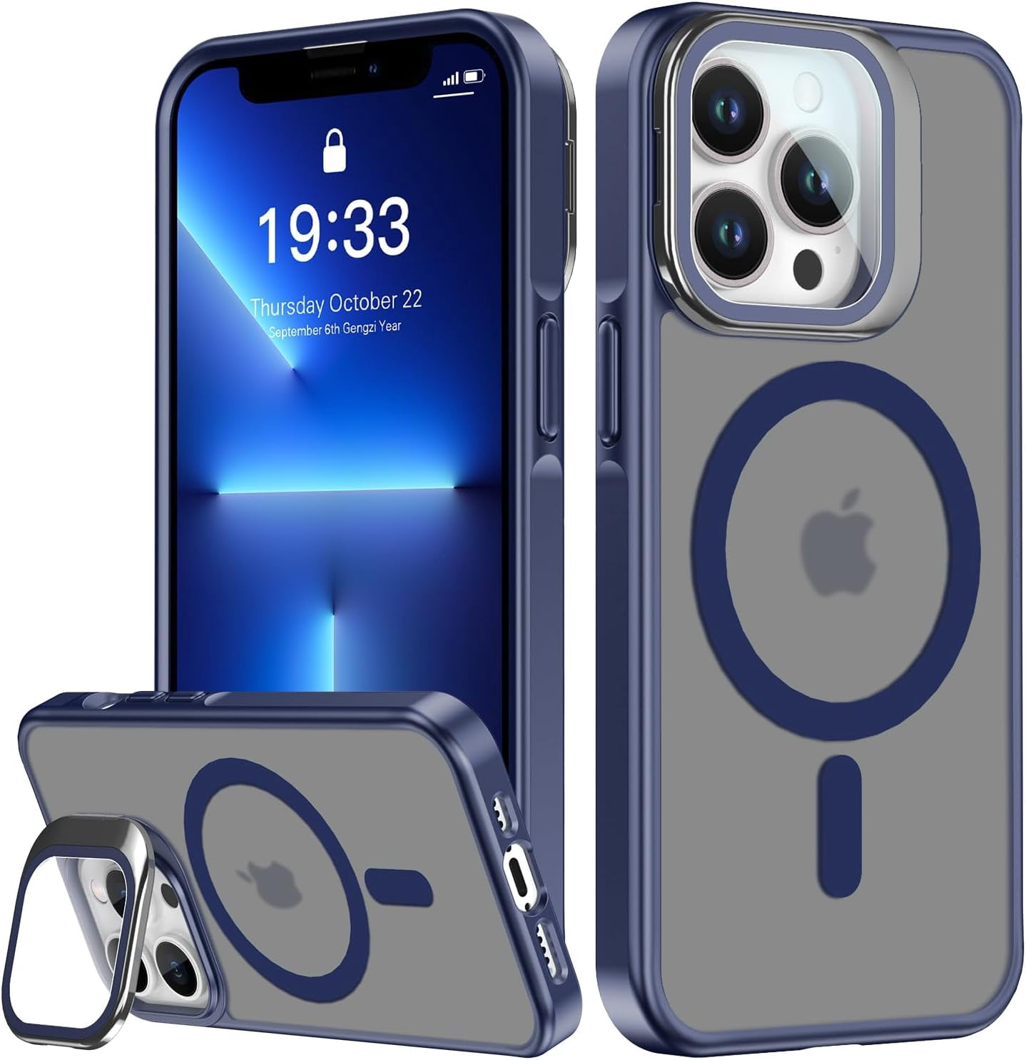 CACOCO-Upgraded Magnetic For Iphone 15 Pro Case With Camera Lens Cover ...